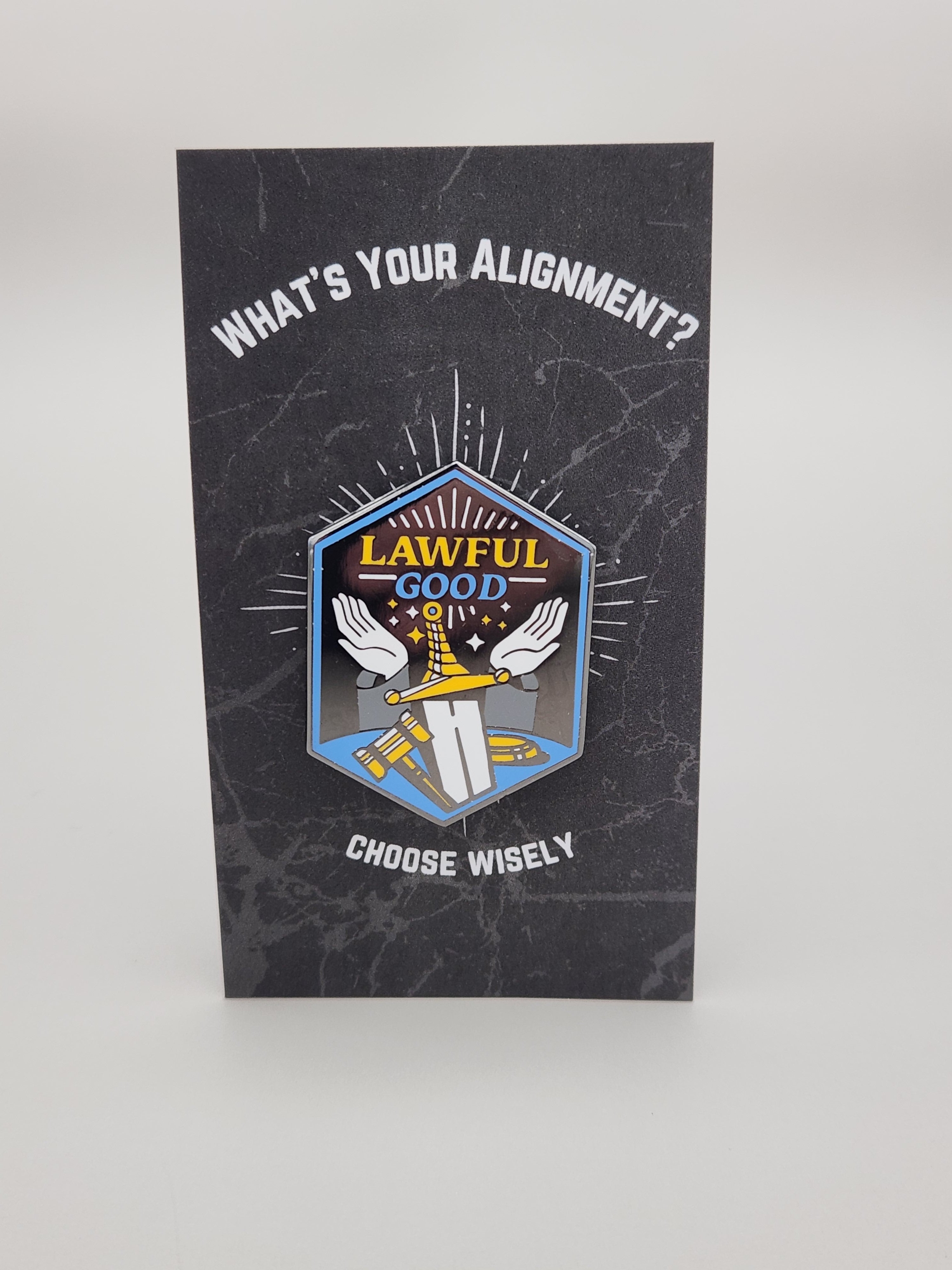 Lawful Good - Enamel Pin – MyNerdLife